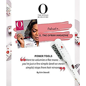 Voloom Petite 1” Inch Professional Volumizing Ceramic Hair Iron | for Medium Length or Fine Texture Hair Volume | Adjustable Temp | Auto Shut-Off