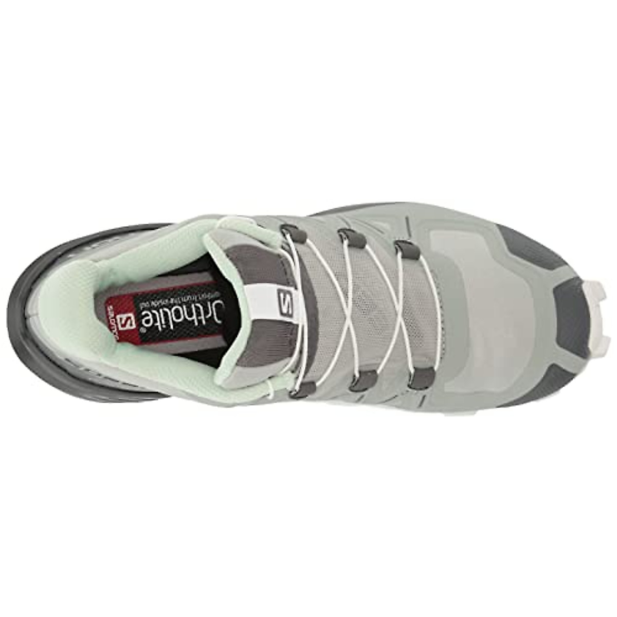 Salomon womens Salomon Women's Speedcross 5 for Women Trail Running Shoe, Wrought Iron/Spray/White, 9.5 US