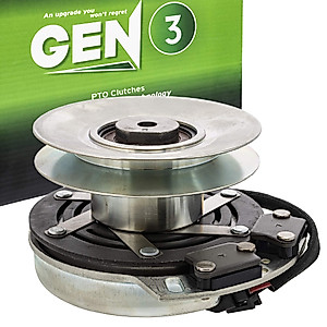 8TEN Gen 3 Electric PTO Clutch for John Deere Warner Z425 Z445 AM141536 AM134397 AM136787 5219-62 5219-87 5219-127