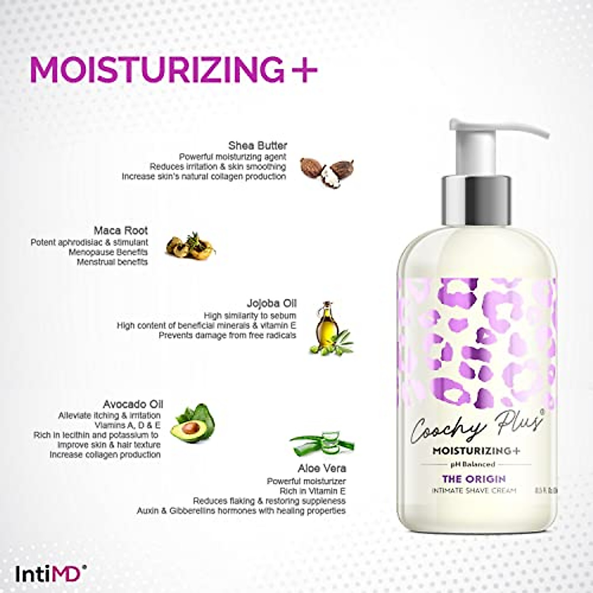 Coochy Plus HydroLock MOISTURIZING+ 3-Steps Kit Intimate Shave Gift Set: NOURIA Pre-Shave Elixir Oil + Coochy Plus Shave Cream The Origin + Coochy Plus After Shave Protection Mist