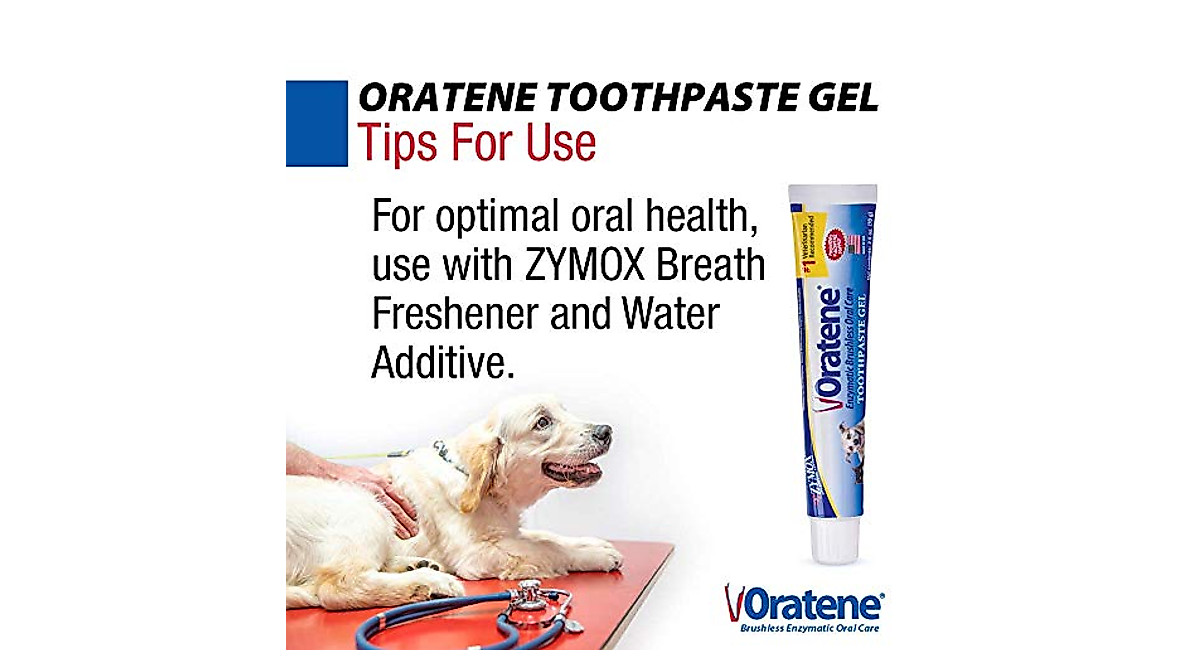 Oratene Brushless Toothpaste Gel for Dogs & Cats - Easy Oral Care