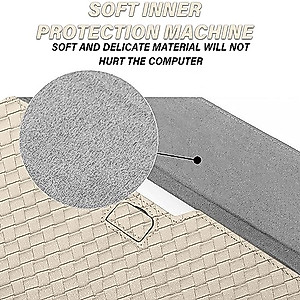 Miwasion Woven Fabric Laptop Sleeve Bag 13-13.6 inch,Compatible with Air 13 inch M2 2022 A2681 M1 A2337 A2179 A1932/Pro 13