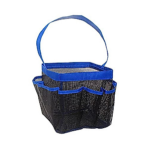Mesh Shower Caddy Basket for College Dorm Room Essentials, Hanging Portable Tote Bag Toiletry for Bathroom Accessories
