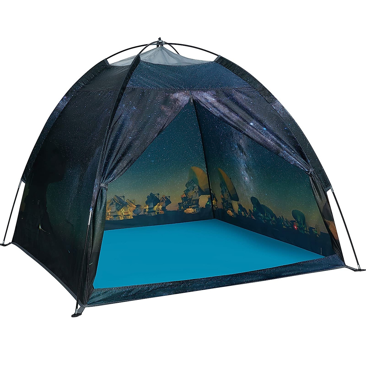 Mnagant Kids Play Tent-61”x61”x45”Imaginative Play Popup Tent Space World Tent for Kids Indoor/Outdoor Fun-Kids Galaxy Dome Tent Playhouse for Boys and Girls,Perfect Kid’s Gift
