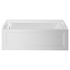 American Standard 2544202.02 Town Square S 60"x32" Bathtub-Left Drain in White