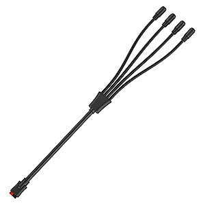 SolarEnz DC8mm to High Power Port Anderson 4X Combiner Cable for Four Solar Panel to Larger Portable Power Stations to Solar Panel