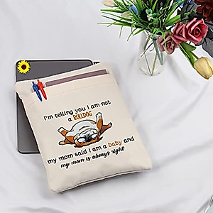 English Bulldog Book Sleeve Bulldog Mom Gift Bulldog Lover Book Protector I Am Not a Bulldog Book Cover Bulldog Owner Gift