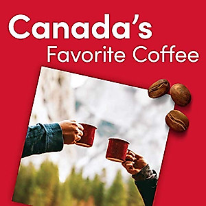 Tim Hortons Original Blend, Medium Roast Ground Coffee, Canada’s Favorite Coffee, Made with 100% Arabica Beans, 48 Ounce Canister