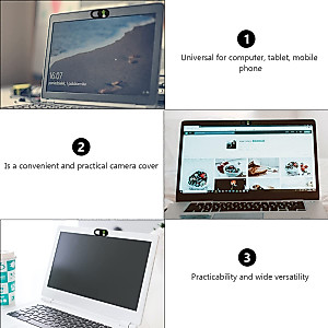 6pcs Camera Cover Webcam Cover Slide for Desktop Webcam Cover Slide for Tablet Webcam Cover Slider Webcam Cover Slide for Computer