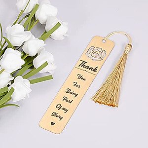 Teacher Gift Christmas Stocking Stuffers Thank You Gifts Bookmark Appreciation Gift for Teacher Mentor Employees Birthday Bookmark with Tassel for Friend Book Lover Coworker Graduation Leaving Present