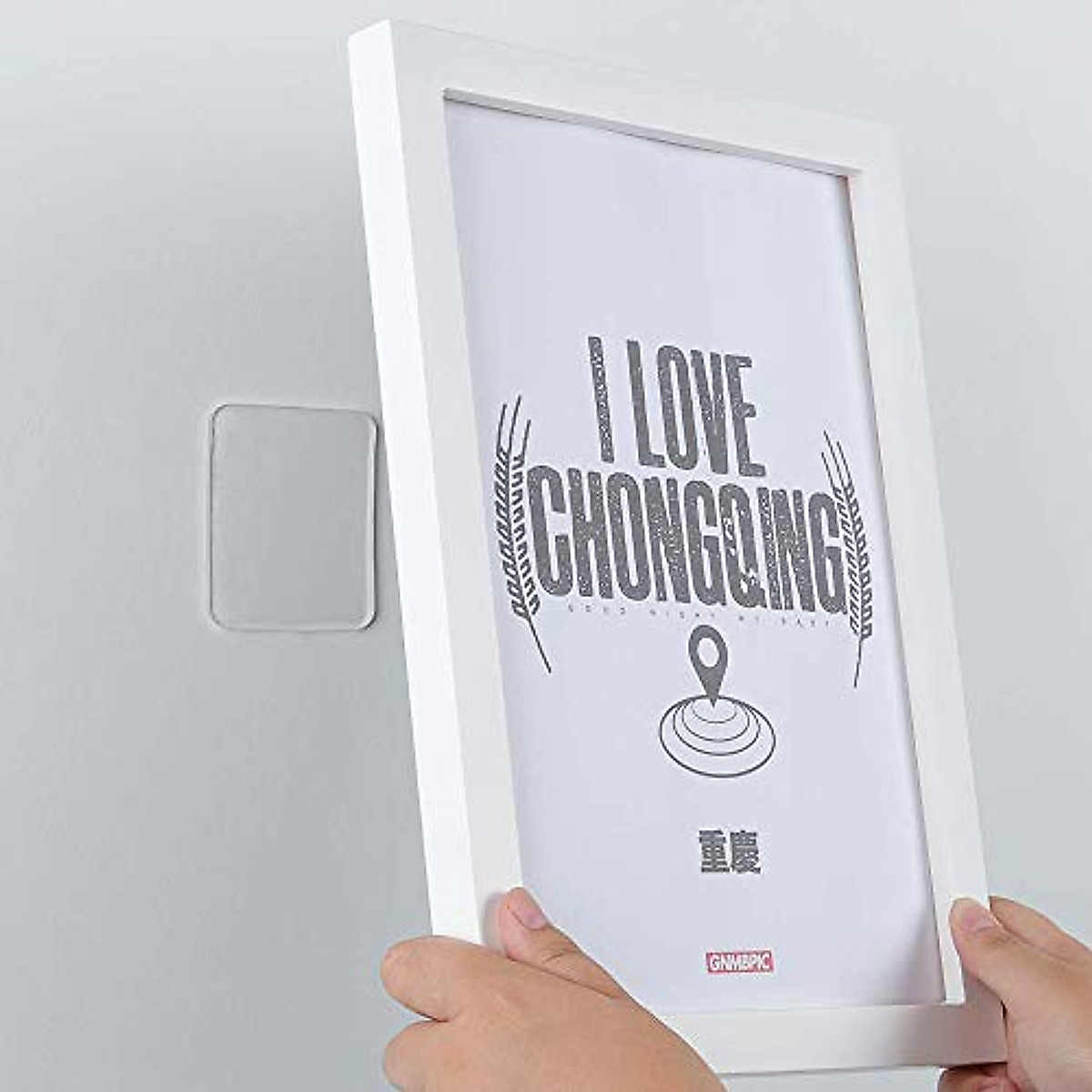 Ywhomal Traceless Super Sticky Gel Pads Anti-Slip Double Sided Gripping Pads for Auto Car Home Cell Phone Glass Photo Holder with Easy Remove Washable Reusable Design Pack of 10 (Transparent)