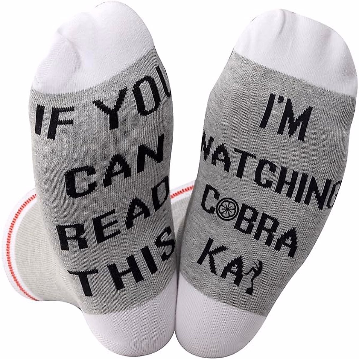 2 Pairs Novelty Socks For Men Women Karate Gift If You Can Read This I’m Watching Kai