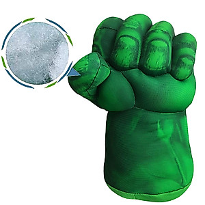 Superhero Hands Gloves Superhero Capes Fists Kids Soft Plush Superhero Toys Accessories Superhero Costumes Gloves Cosplay for Boy