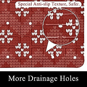 Bath Tub Shower Mat - Anti-Slip PVC Material 15.1x26.8 in, Gentle Cushioning Quick Drying Suction Cups Reliable Solution - Oriental Ethnic Elements Pattern Non-Slip Floor Mat