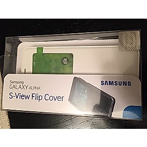 Samsung S-View Flip Cover for Samsung Galaxy Alpha