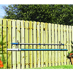 Pool Pole Hanger Premium 4pc Black Aluminium Holder Set by Aquatix Pro, Ideal Hooks for Telescopic Poles, Skimmers, Leaf Rakes, Nets, Brushes, Vacuum Hose, Garden Tools and Swimming Pool Accessories