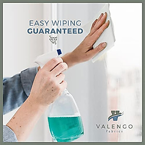 VALENGO Lint Free 100% Cotton New Rags for Dust Cleaning, Soft Tshirt Rags for Cast Iron, Staining Wood, Shoe Polish Cloth Bag, 17”x17”- (7 Pack)