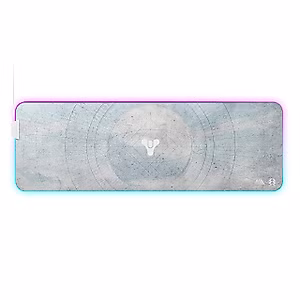 SteelSeries QcK Gaming Surface - XL RGB Prism Cloth Optimized for Gaming Sensors - Destiny 2 Limited Edition Design