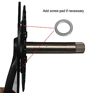 GANOPPER 36 38 40 42 Tooth Bike Oval Chainring Guard 104BCD Mountain Bike Chain Bashguard Sprocket Protector for MTB BMX Road Bike Chain Bash Guard