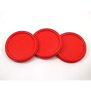 Tupperware Set of 3 Red Modular Mates Round Replacement Seals #1607