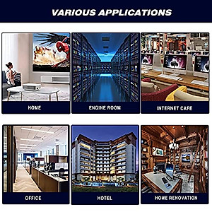 LEKVKM Cat 6 Ethernet Cable 75 ft High Speed RJ45 Internet Cable for Outdoor & Indoor Support CAT6 Network Solid Slim Flat Black Computer LAN for PC