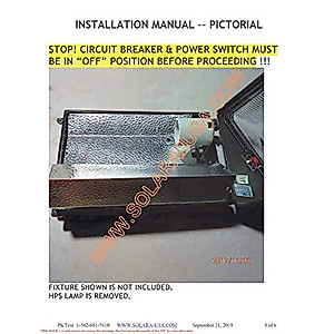 SOLARA-USA LED LIGHT FOR WALL PACK LIGHT FIXTURE - 277V 7000lumens 33Watts (277V - COOL WHITE [6000K])