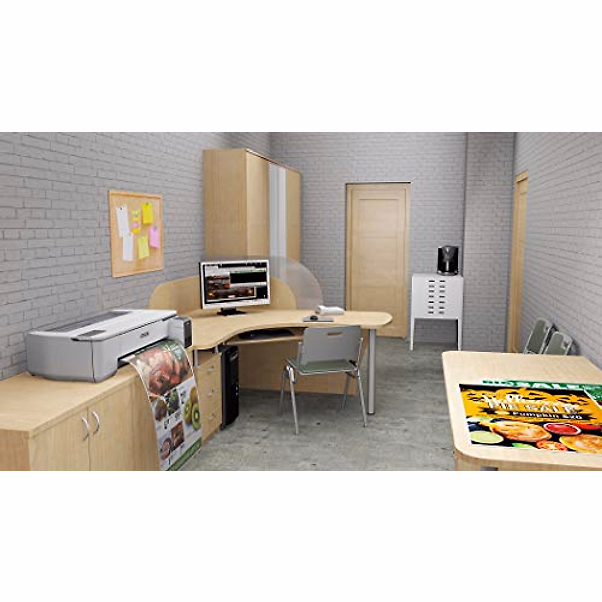 Epson SureColor T3170x 24" Desktop Printer, White, Extra Large