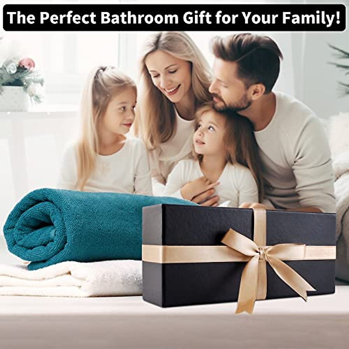 YYP Towel Racks for Bathroom, Towel Rack Wall Mounted, Stainless Steel Towel Holder for Bathroom Wall, Easy to Install Bathroom Towel Storage, White