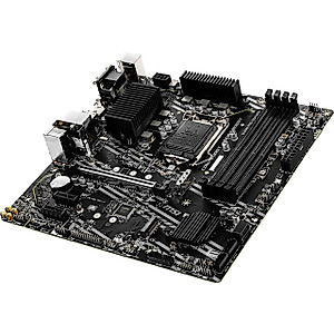 MSI B460M PRO-VDH WiFi ProSeries Motherboard (mATX, 10th Gen Intel Core, LGA 1200 Socket, DDR4, Dual M.2 Slots, USB 3.2 Gen 1, 2.5G LAN, D-SUB/DVI/HDMI, Wi-Fi) (Renewed)