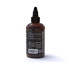 SO Jamaican Black Castor Oil Fast Absorbing, Promote Beard and Hair Growth, Best Oil For Men's & All Hair Textures, Strong Healthy, Brown, Bamboo Lotus, 4 Fl Oz