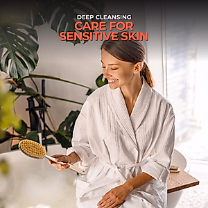 Yerba Prima Tampico Skin Brush (Pack of 2) - Natural Vegetable Fiber Bristles for Dry Skin Brushing