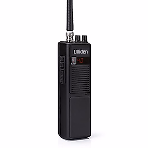 Uniden PRO401HH Professional Series 40 Channel Handheld CB Radio, 4 Watts Power with Hi/Low Power Switch, Auto noise cancellation, Belt Clip And Strap Included, 2.75in. x 4.33in. x 8.66in.