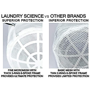 Premium Bra Wash Bags Laundry Bags for Bras Lingerie Delicates Regular Size (Set of 3)