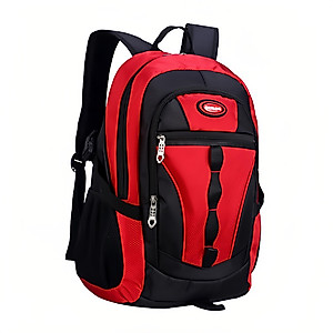 VIDOSCLA Color-blocking Sports Kids Backpack,Middle Schoolbag Elementary Student Bookbag for Girls&Boys