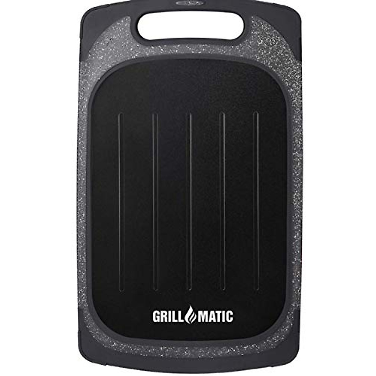 GRILLMATIC 2 in 1 Cutting Board, Meat Defroster, Juice Grooves, Easy-Grip, Plastic, Defrosting Tray Large, Eco Friendly, No Electricity, Thaw, Chopping Board, Non-Porous