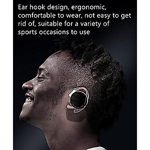 SMINKA Upgrade Wireless Earbuds, Charging Case Bluetooth 5.2 Headphones with Mic,Wireless Headphones Running with IP5 Waterproof Ear Hooks,Open Ear for Sport/Work