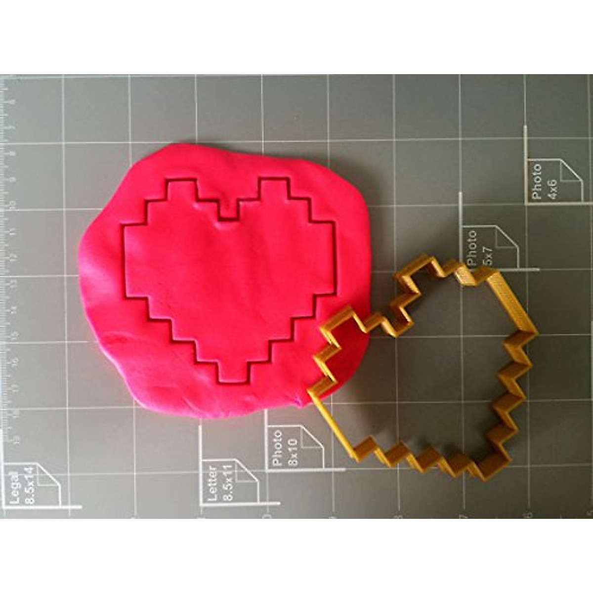 8-bit Heart Cookie Cutter