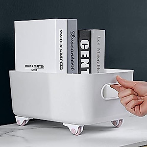 ZHYH 2 Colors Storage Box Roller Wheels for Furniture Household Directional Pulley Self-Adhesive Wearable Storage Box Bottom Caster (Color : Black-JoJo's Bizarre Adventure1)