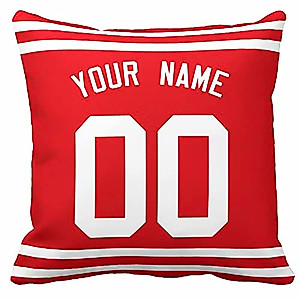 ANTKING Throw Pillow 2 Packs Custom Any Name and Number for Men Youth Boy Gift
