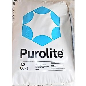 Purolite C-100E Cationic Resin Replacement for Water Softener 1 CuFt Bag Media