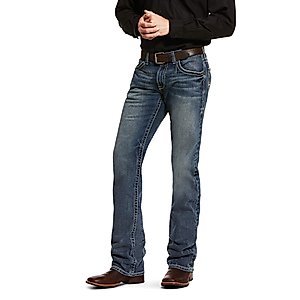 Ariat Male M5 Slim Stretch Adkins Boot Cut Jean Lennox 30W x 30L
