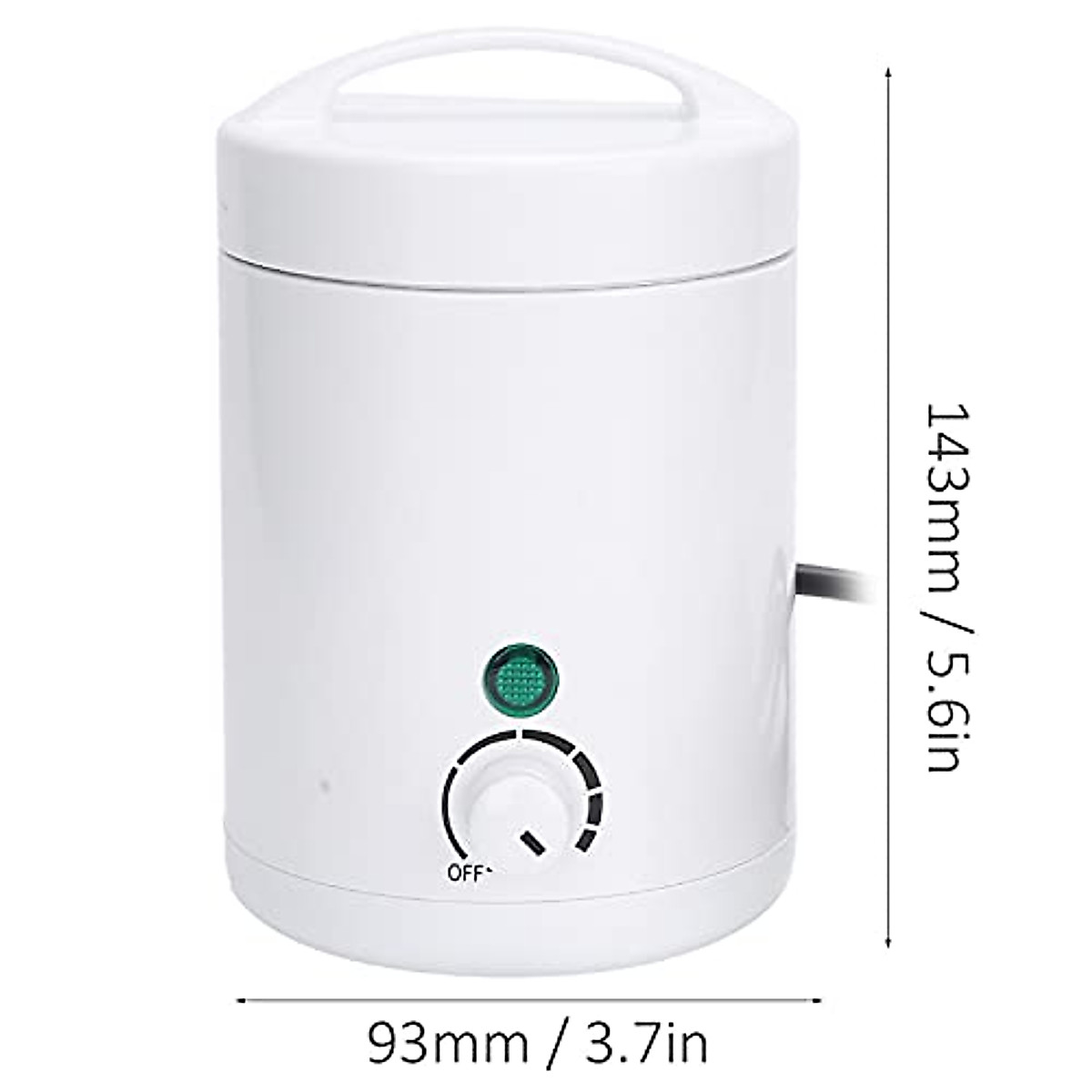 Mini Multi-Purpose Wax Warmer for Hair Removal - Paraffin Wax Pot for Home or Salon Use (for Women & Men) - Roll-On Waxing Warmer Machine