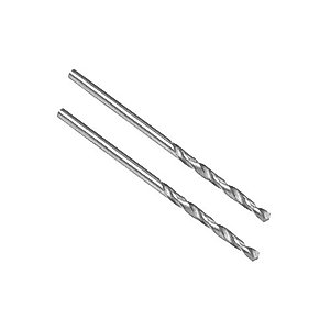 uxcell 1.75mm Solid Carbide Drill Bits Straight Shank for Stainless Steel Alloy Hard Steel, Hardened to 50 HRC, 2 Pcs