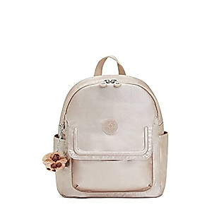 Kipling Matta Up Metallic Backpack Quartz Metallic