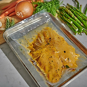 500 pcs Clear 8" x 12" Quart, 3 mil Vacuum Chamber Sealer Pre-Cut Bags BPA Free Great for Food Vac Storage Vacuum Seal Food Saver Bags