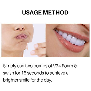 AKARY Teeth Whitening Mousse, Refreshing Breath Deep Cleaning Foam Toothpaste Natural Mouth Wash Water, Purple Teeth Whitening Toothpaste Ultra Fine Mousse Foam