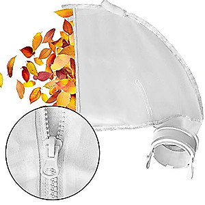 gulrear Replacement for Polaris Pool Cleaner Parts, Come with 2 pcs Compatible Polaris 280 Bag and 6 pcs Sweep Hose Scrubber Fit Polaris 280 480 Pool Cleaner All Purpose Filter Bag for Most Debris