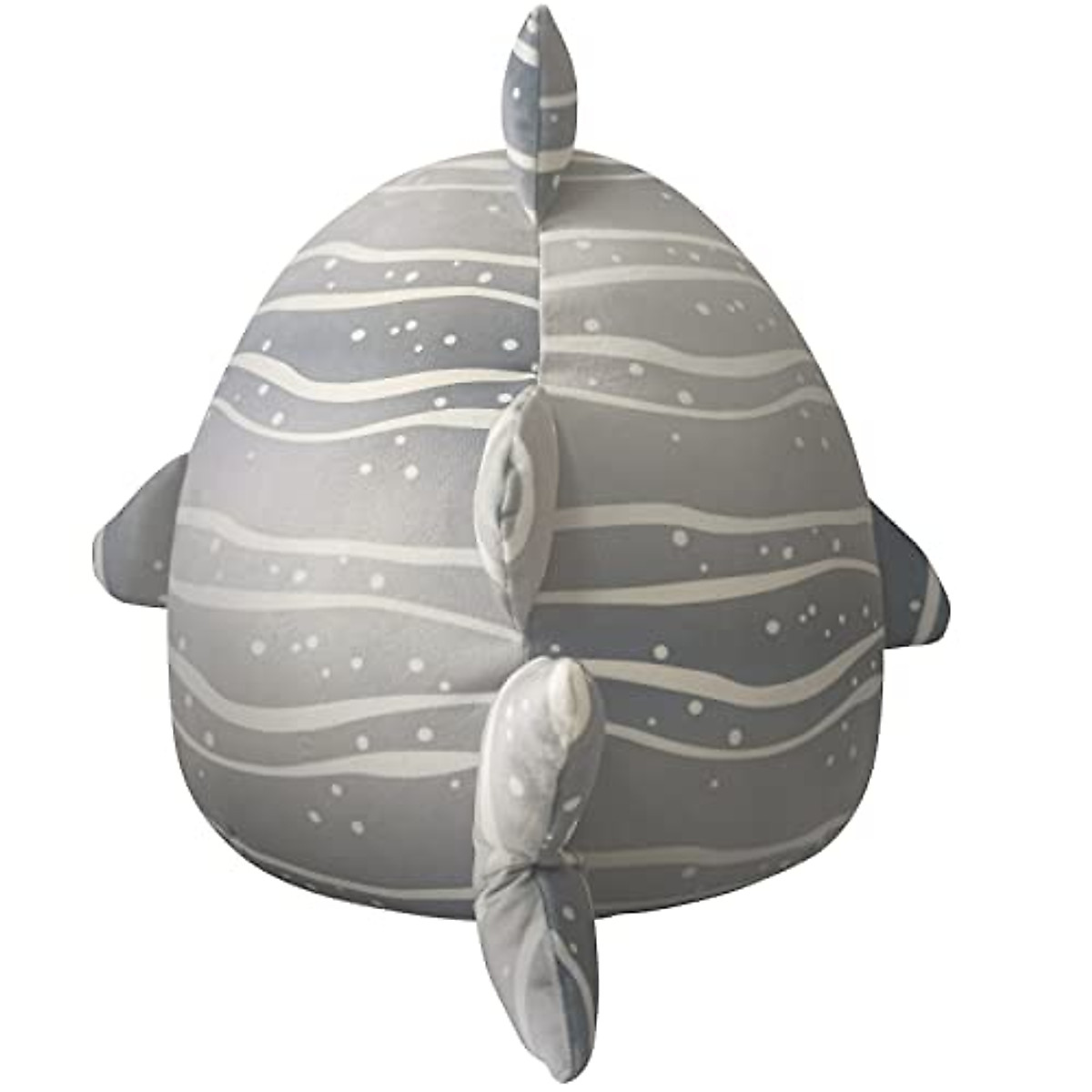 Squishmallows Original 14-Inch Sachie Grey Striped Whale Shark with White Belly - Large Ultrasoft Official Jazwres Plush