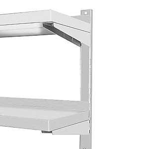 TAIMIKO Stainless Steel Wall Shelf Commercial (Restaurant, Bar, Home, Kitchen, Laundry, Garage and Utility Room) (47.2" x 12.6")