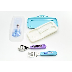 Frozen Elsa Fork and Spoon Flatware Set with Case